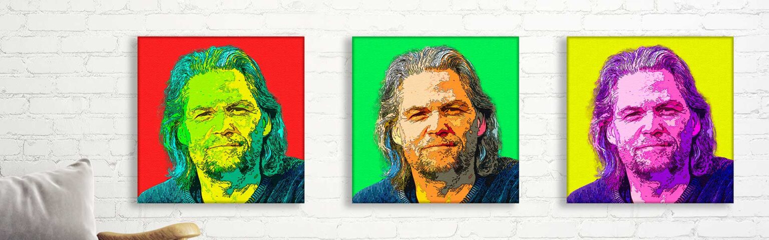 Dit foto som pop art